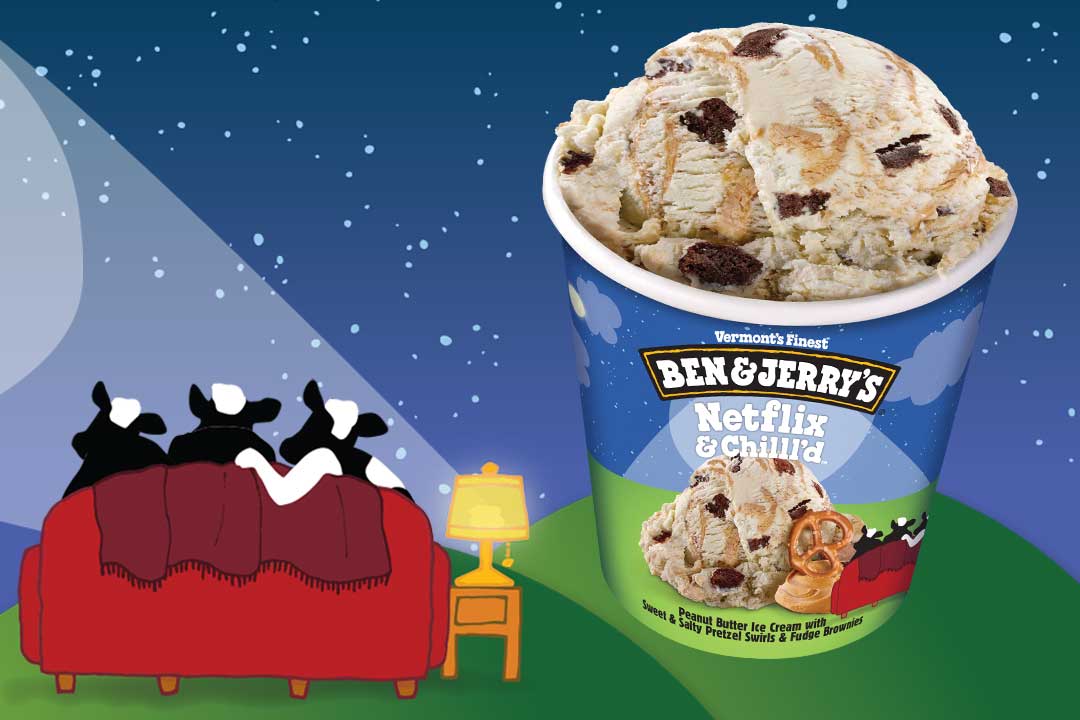 Netflixed and chilled ice cream store